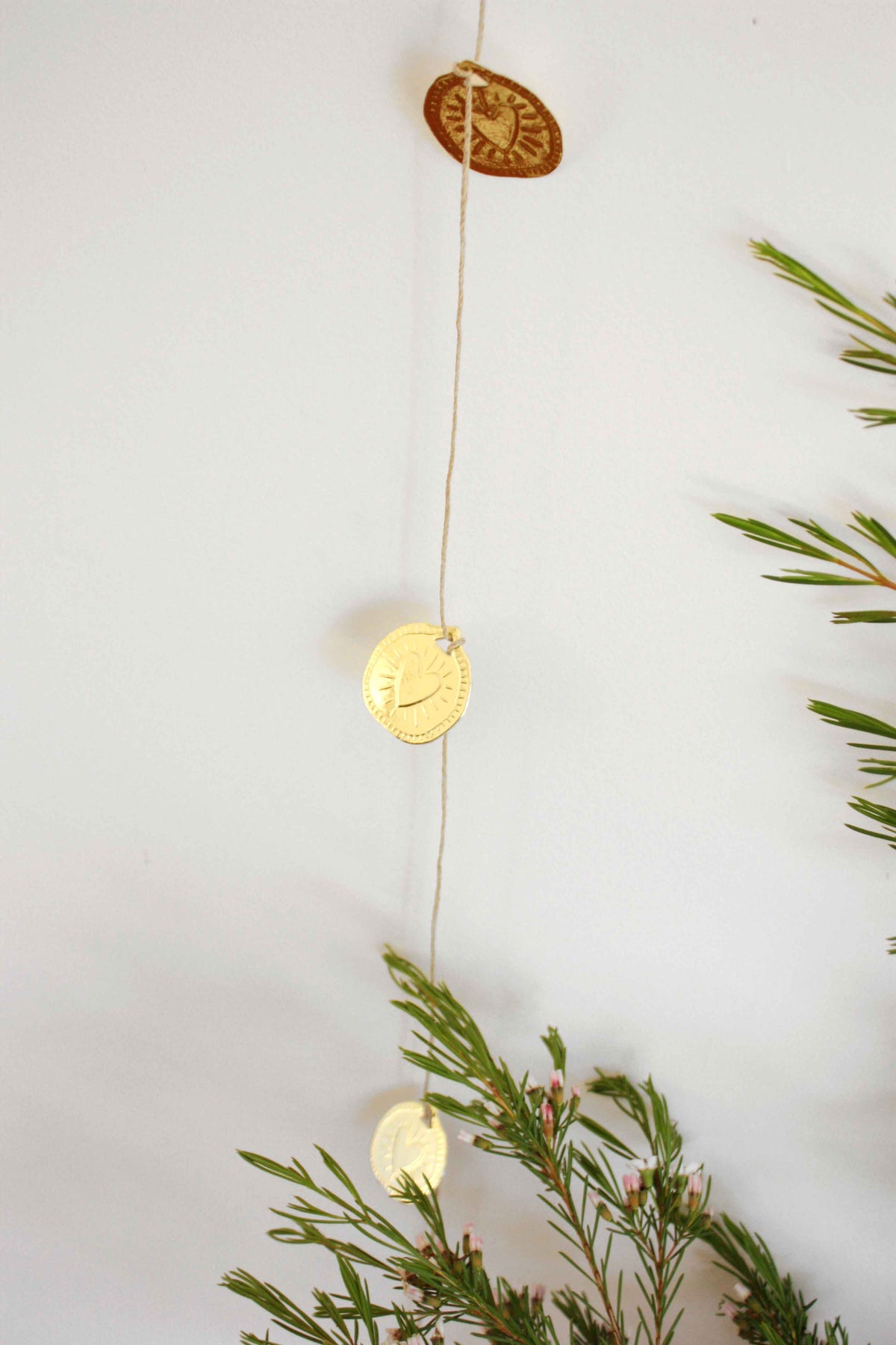 String Of Hearts - Gold | THE LITTLE PRESS