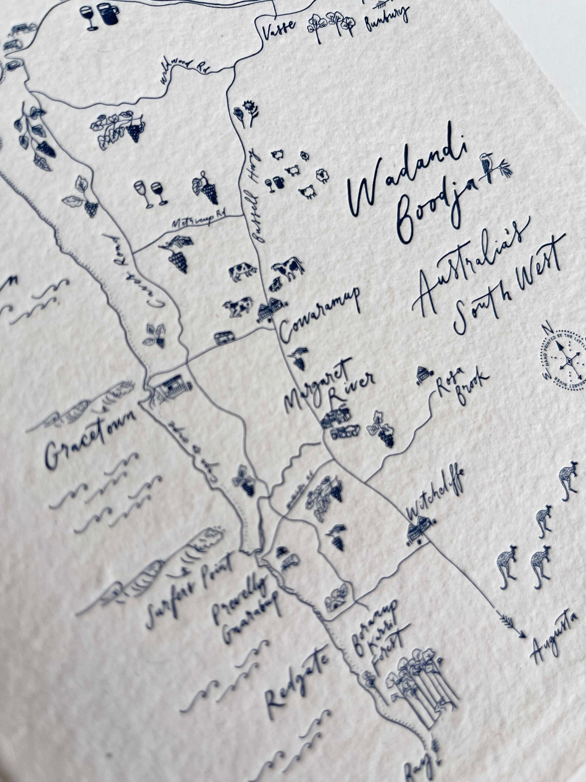 Wadandi Boodjar - South West Map | THE LITTLE PRESS