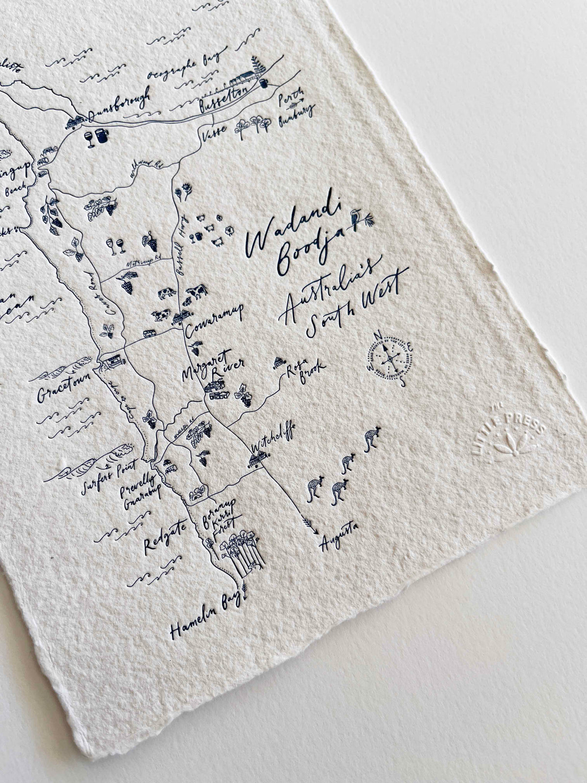 Wadandi Boodjar - South West Map | THE LITTLE PRESS