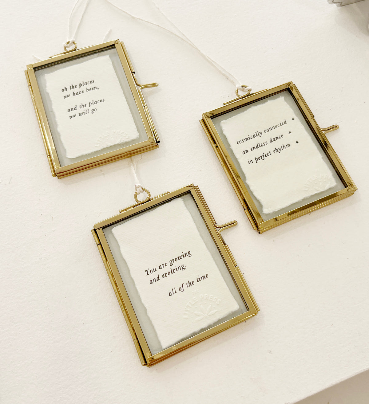Framed Ephemera Art - small | THE LITTLE PRESS