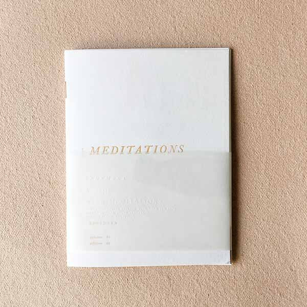 MEDITATIONS : VOL 1 : EDITION 6 | THE LITTLE PRESS